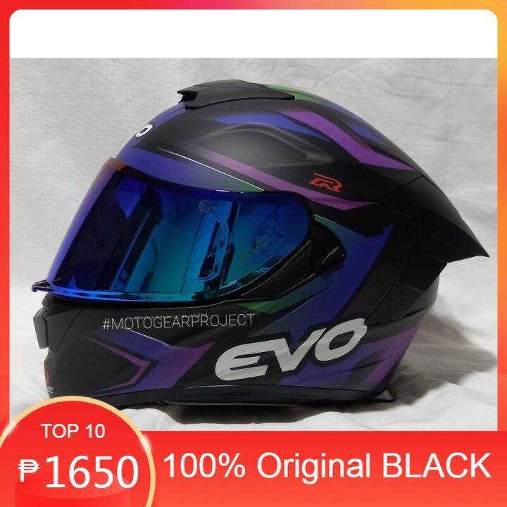 Legit EVO GT-PRO Renegade One Purple Full Face Dual Visor Helmet FScZ ...