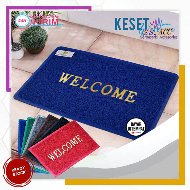 [Ready Stock] Keset Welcome Keset Lantai Keset Kaki Keset Mie Model ...