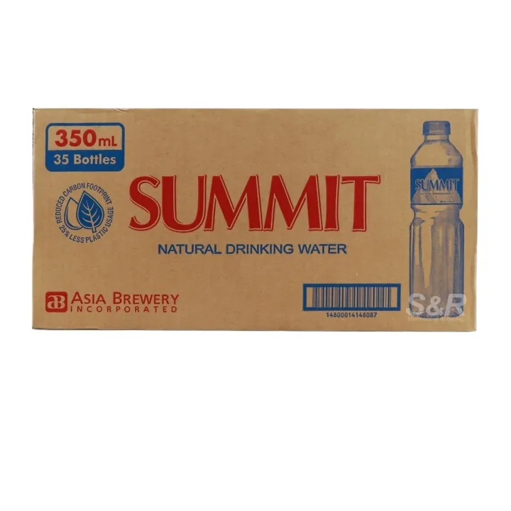 Summit Natural Drinking Water (350mL x 35pcs) | Lazada PH