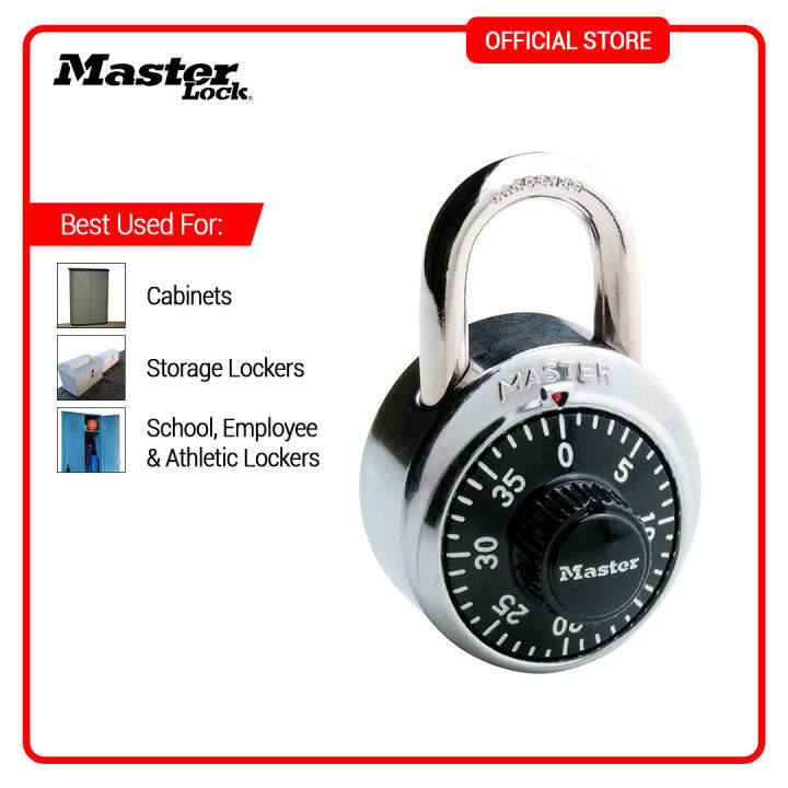 Master Lock 1500D Dial Combination Padlock Black | Lazada PH