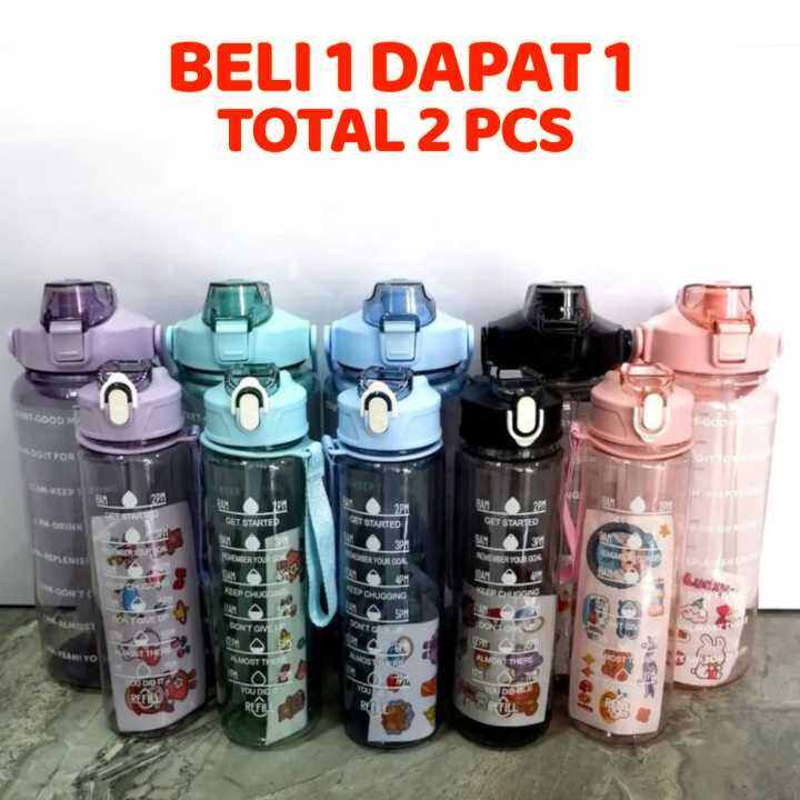 (buy 1 get 2)BOTOL MINUM 2000ML BPA PREE POLOS/BENING VIRAL BUY1 GET2 ...