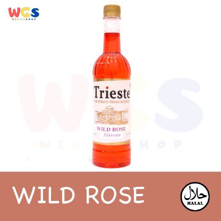 Trieste Syrup Wild Rose Flavored 650ml - Sirup Rasa Wild Rose | Lazada ...