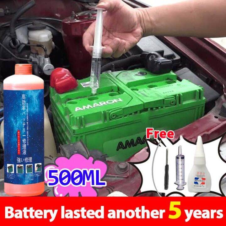 500ml battery repair fluid battery solution water electrolyte water for ...