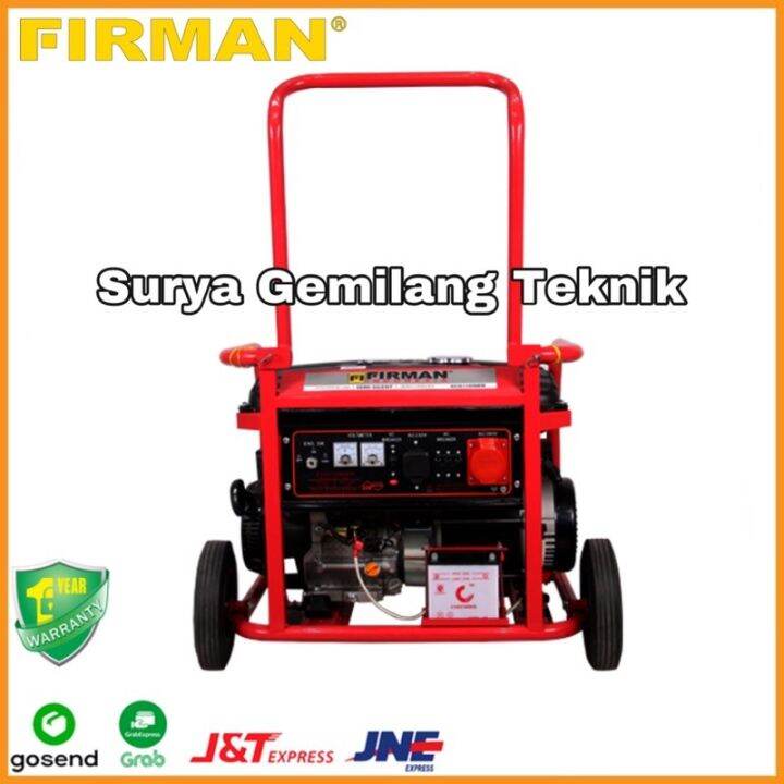 Genset Generator Listrik 8000Wat Firman ECO11990ED Mesin Genset Bensin ...