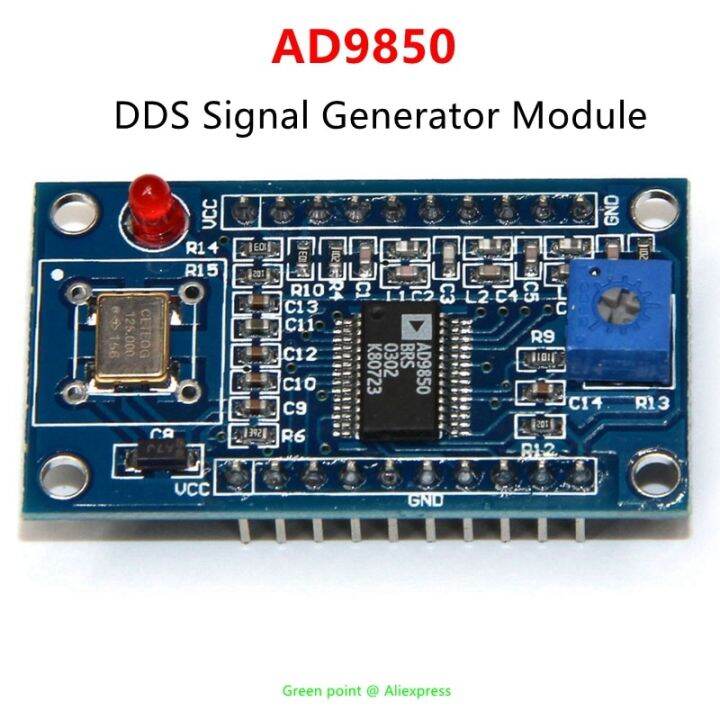 0-40MHz AD9850 DDS Signal Generator Electronic Module Development Board 2 Sine Wave and 2 Square ...