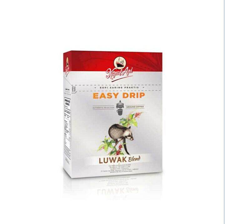 KAPAL API LUWAK DRIP (DUS) Kopi luwak Easy drip | Lazada Indonesia