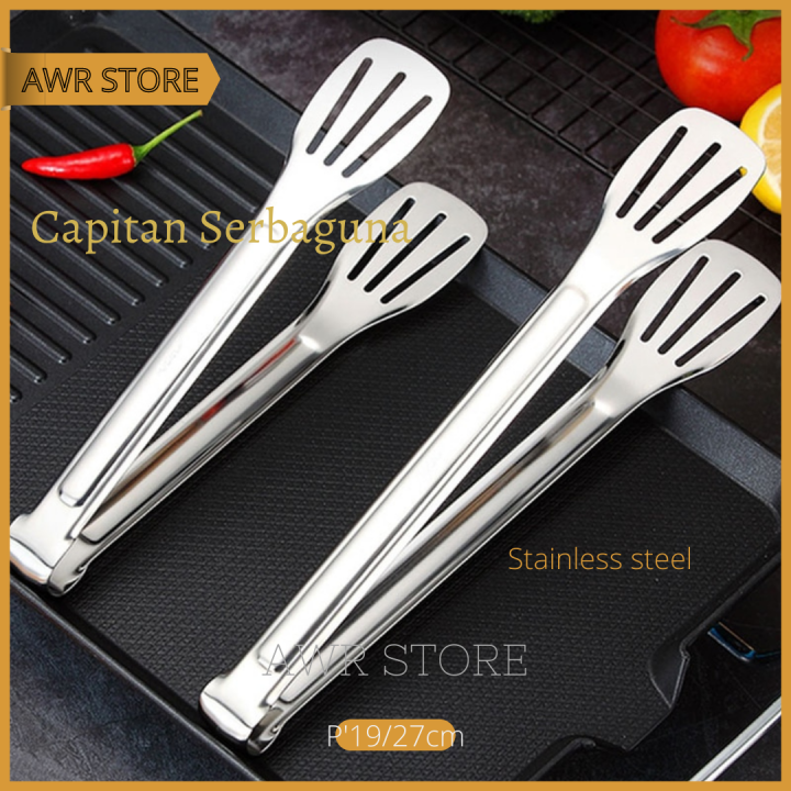 PENJEPIT MAKANAN FULL STAINLESS STEEL | Lazada Indonesia