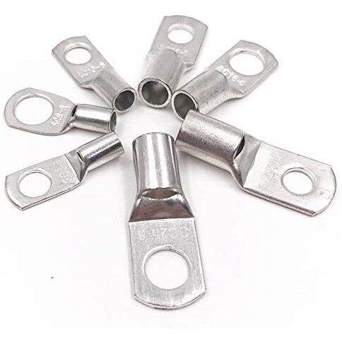 Tinned Cable Lug Pure Copper Battery Cable Ends Lugs Ring Terminals ...