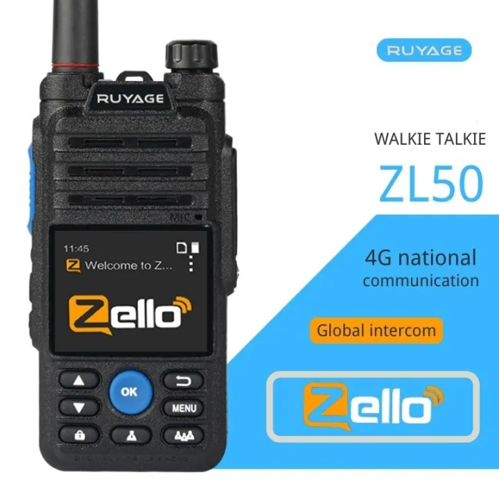 Fast Shipping ZL50 Zello Walkie Talkie Handy Long Range 4G GPS Wifi ...