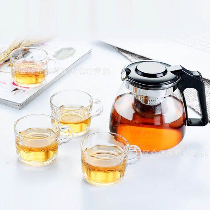 Heat Resistant Glass Chinese Tea Pot Glass Teapot Coffee Maker Come ...
