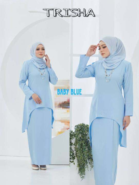 NEW DESIGN RAYA 2023 BAJU KURUNG TRISHA READY STOK [ BY TEEKA WARDROBE ] KOD02 | Lazada