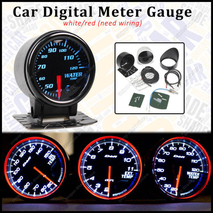 2.5 inches 60mm Brand D Smart Digital Meter Gauge with Sensor Water ...