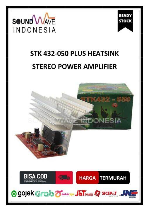 KIT STK 432-050 PLUS HEATSINK 1/2SIRIP STEREO POWER AMPLIFIER | Lazada ...
