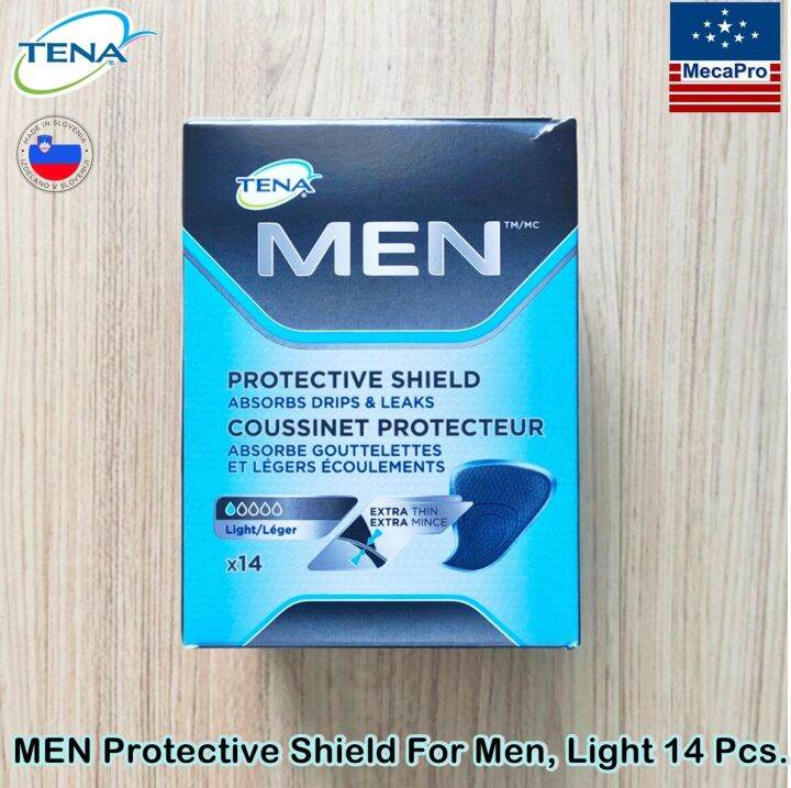 Tena® MEN Protective Shield For Men, Light 14 Pcs. ทีน่า แผ่นอนามัยลด ...
