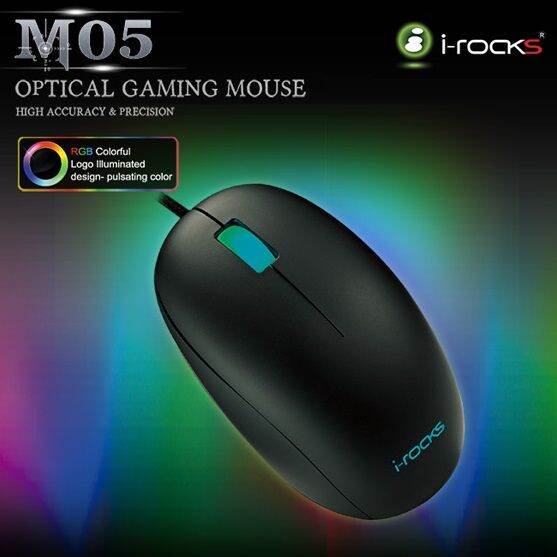 i-ROCKS M05 GAMING MOUSE BLACK | Lazada