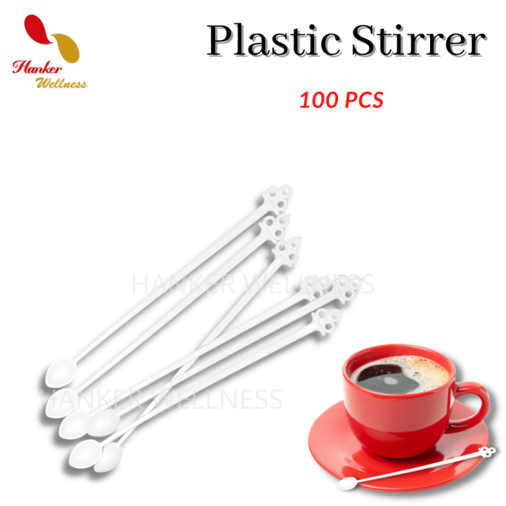 Plastic Stirrer Disposable Wooden Mini Spoon Sudu Plastik Mini 塑料搅拌勺 ...