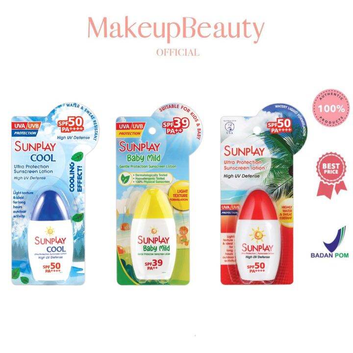 SUNPLAY Ultra Protection Sunscreen Lotion 30g - Ultra | Cool | Baby ...