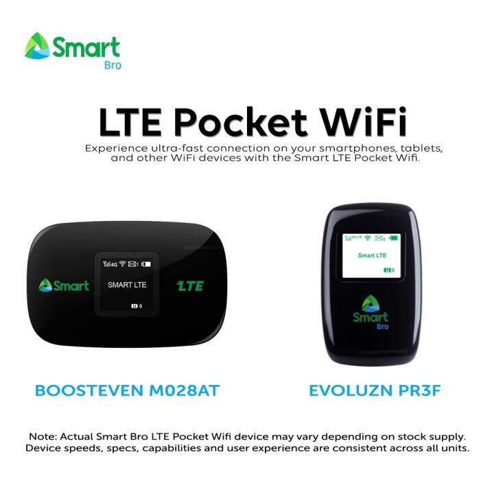 SmartBro Prepaid LTE Pocket Wifi | Lazada PH