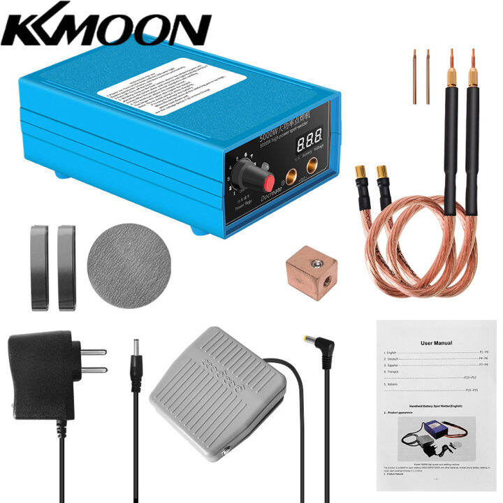 High Power 5000W Handheld Portable Home Welding Machine Battery Nickel ...