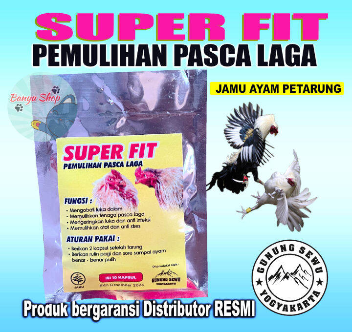SUPER FIT OBAT PEMULIHAN AYAM PASCA LAGA ADU OBAT LUKA DALAM AYAM ISI ...