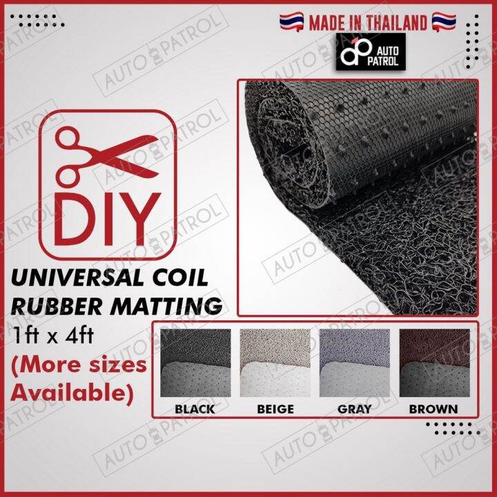 (On Sale) Soft Rubber Matting Loop Spaghetti Matting 4ft×1ft(PER ORDER ...