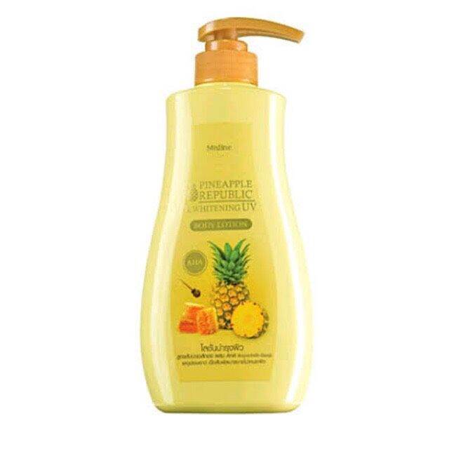 Mistine Pineapple Republic & Whitning Body Lotion มิสทีน โลชั่นบำรุงผิว ...