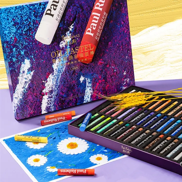 Paul Rubens Artist Oil Pastel 12/24/36/48 Colors Set Professional Painting Crayons Graffiti Soft ...