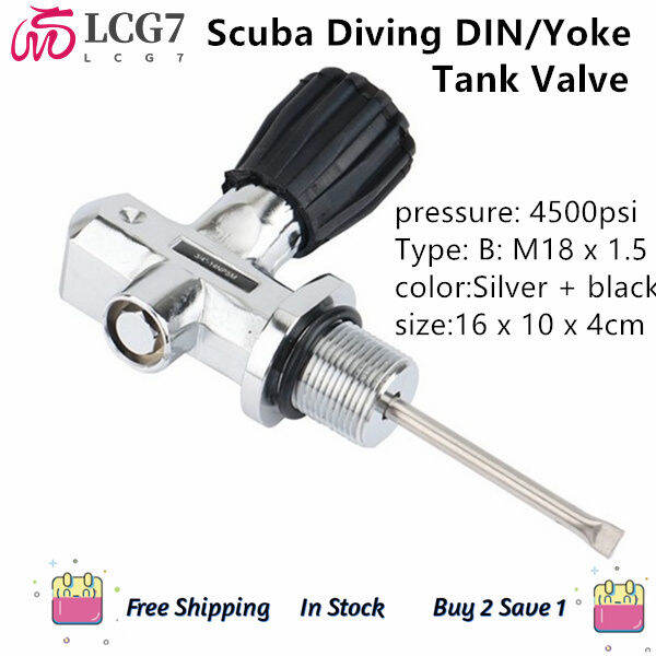 PHLCG7 New Upgrade Universal Underwater Scuba Diving Dive DIN/Yoke Tank ...