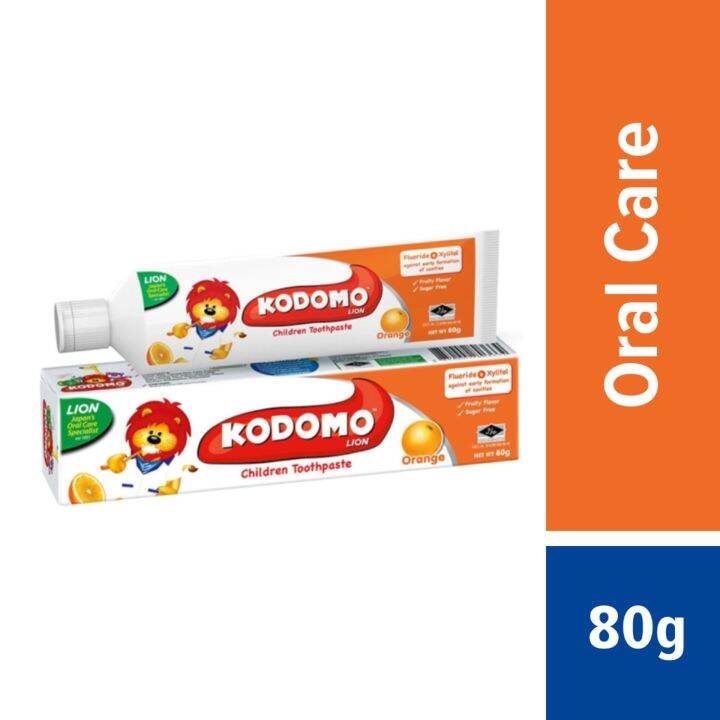 Kodomo (Children) Toothpaste Orange 80g | Lazada