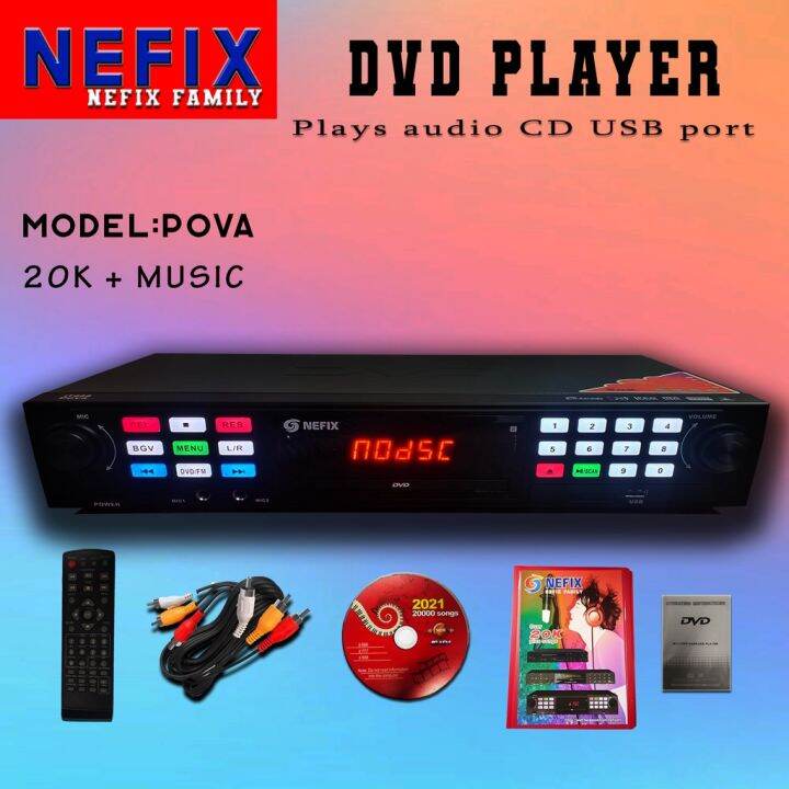 【NEFIX】 MODEL: Pova MIDI/DVD/USB KARAOKE PLAYER Over 20k plus Song ...