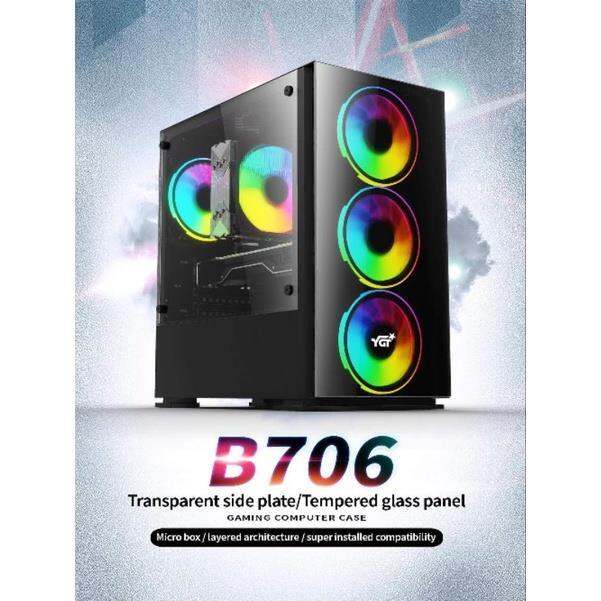 Hot qiaobu YGT B706 Tempered Gaming Case | Lazada PH