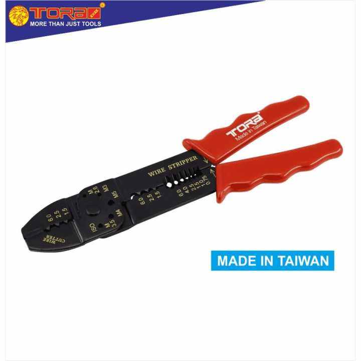 TORA Tang Skun Kabel Gagang Merah - Crimping Tools 9 Inch - TAIWAN ...