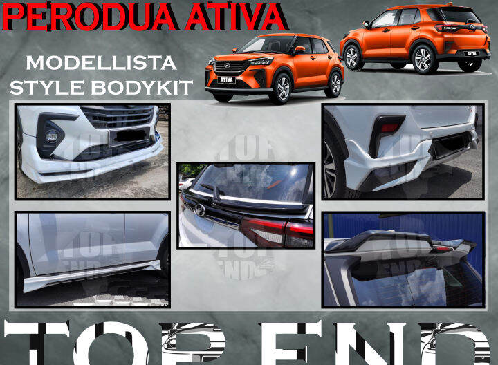 PERODUA ATIVA MODELISTA BODYKIT (MDLS) SKIRT LIP FOR ATIVA FRONT SKIRT ...