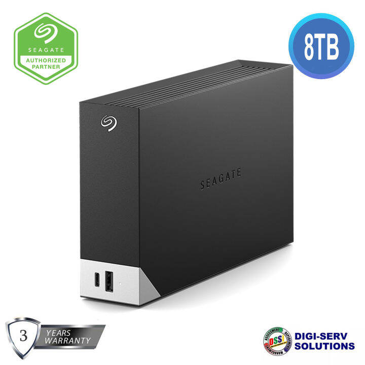Seagate One Touch Hub 8TB External Hard Drive Desktop USB-C and USB 3.0 ...