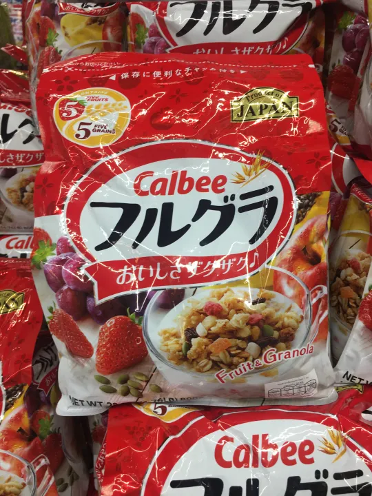 Calbee Dried Fruit & Cereal คาลบี้ ธัญพืชอบกรอบผสมผลไม้แห้ง | Lazada.co.th