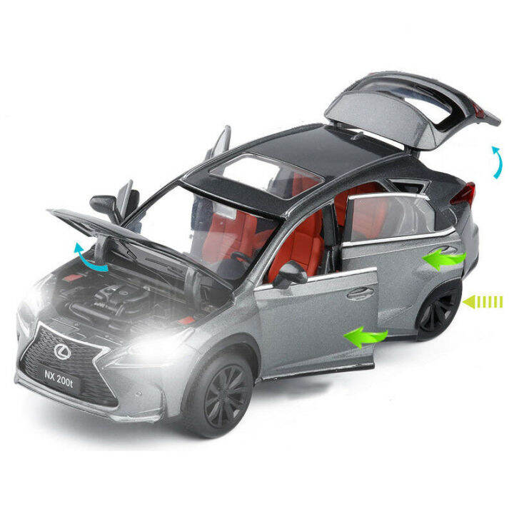 Lexus NX200T SUV 1:32 Diecast รุ่น Toy Collection Pullback Sound Light ...