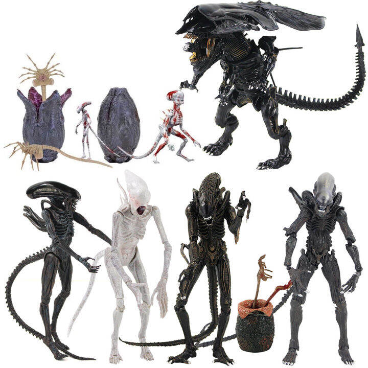 【Cw】NECA Aliens VS Predators Hybrid Figuration Xenomorph Warrior With ...