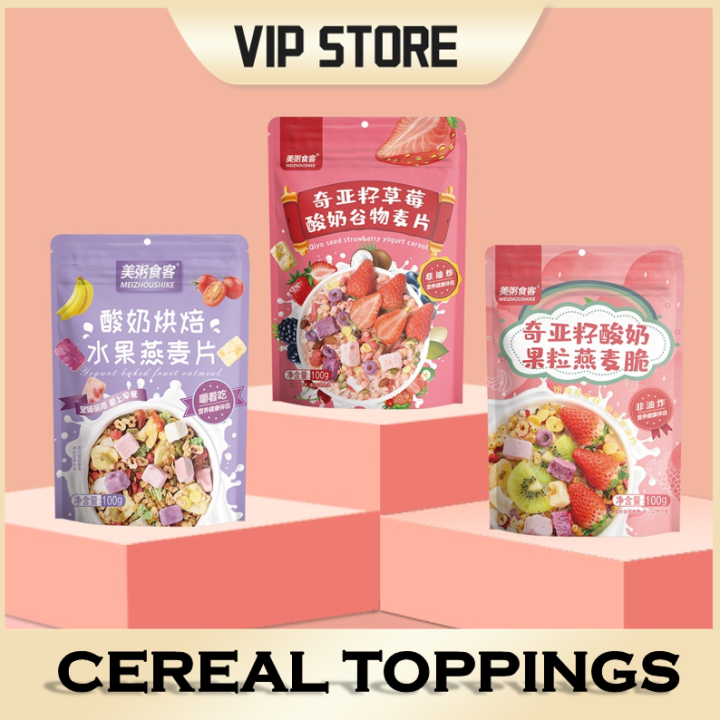 VIP Diet Cereal mixed Fruit oatmeal Cereal instant breakfast natural ...