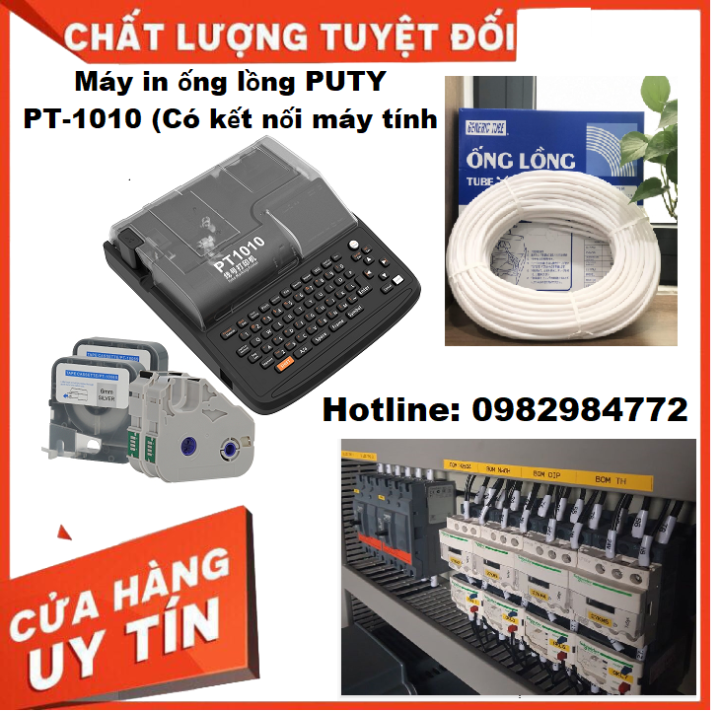 PT1010 | Máy in ống lồng đầu cốt PUTY PT-1010 - CÓ KẾT NỐI MÁY TÍNH ...