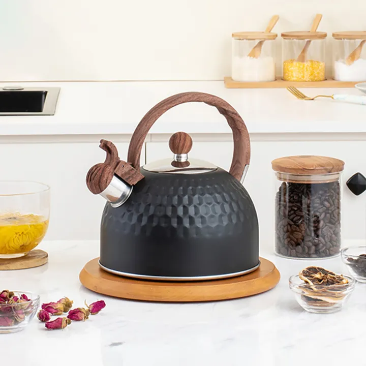 Medory【สินค้าใหม่】ค้อนรูปแบบกาต้มน้ำนกหวีดกาต้มน้ำ2.5L นกหวีดสแตนเลสเตา ...