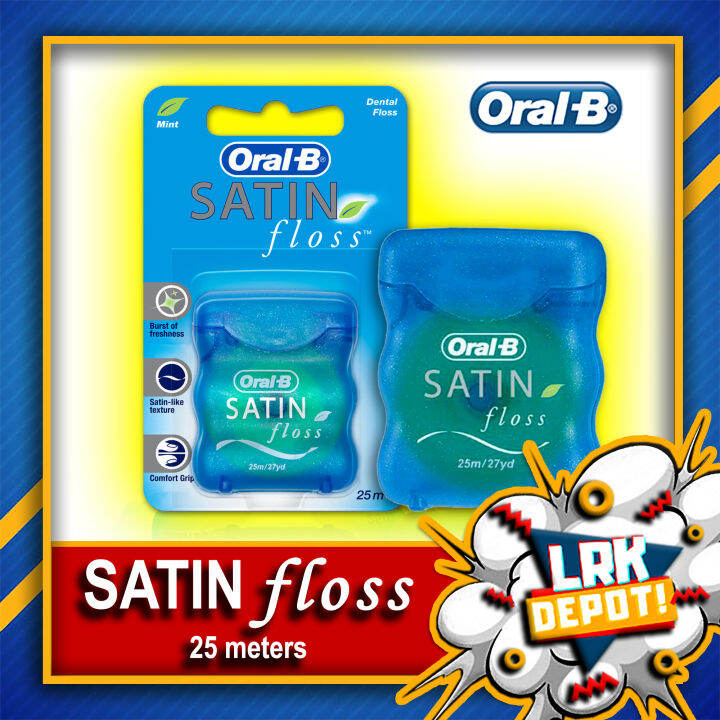 Oral B Satin Floss Mint Dental Floss 25m Oral-B | Lazada PH