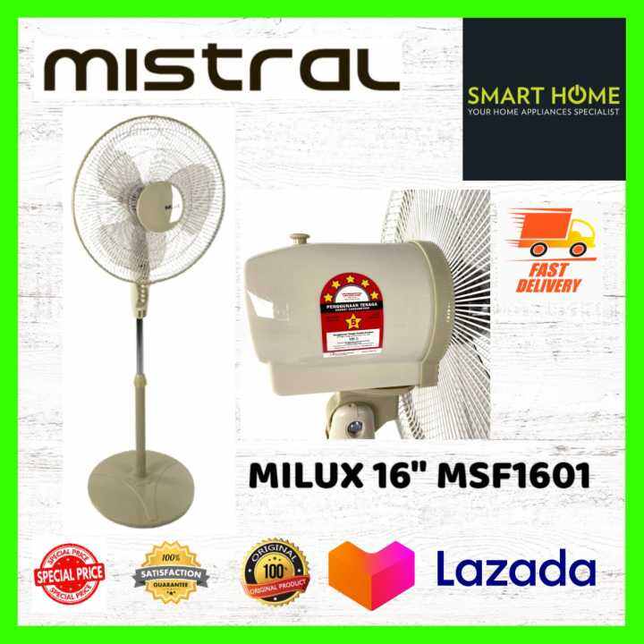 Milux Stand Fan (16") MSF-1601 | Lazada