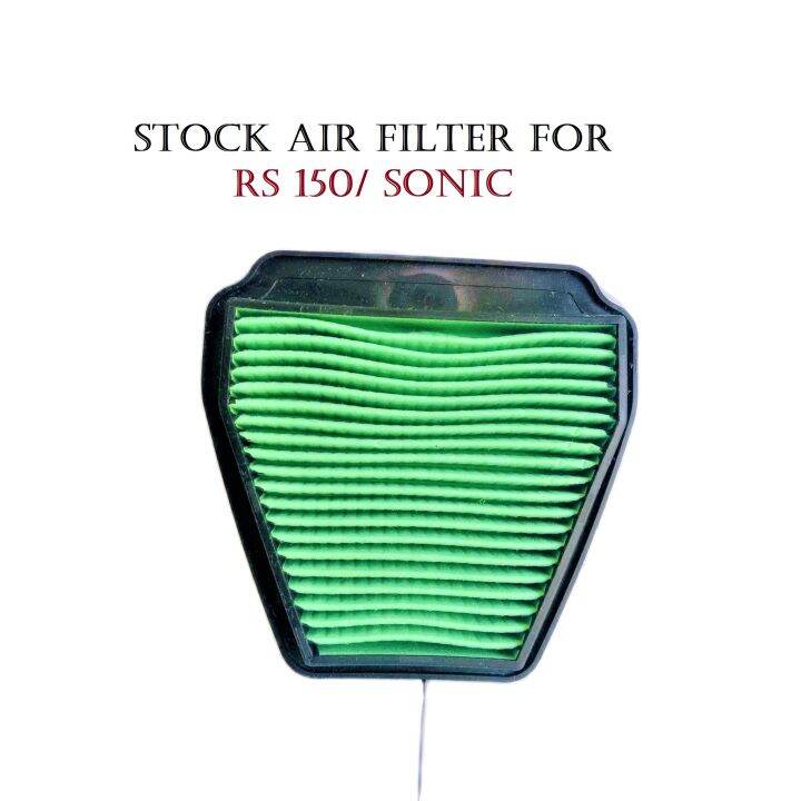 STOCK AIR FILTER FOR HONDA RS150/SONIC | Lazada PH