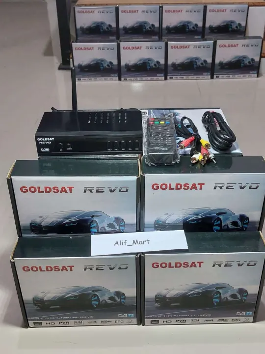 Set Top Box TV Digital Goldsat Revo DVB T2 / STB Receiver TV Digital ...