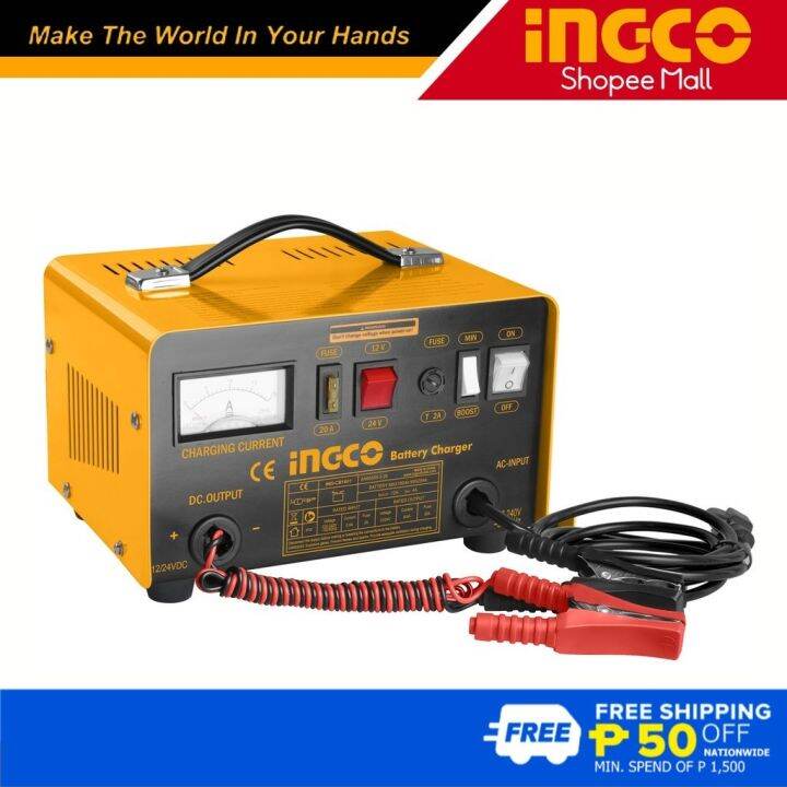 Ingco Ing Cb1601 9 4a Battery Charger With 12 24v Charging Voltage P