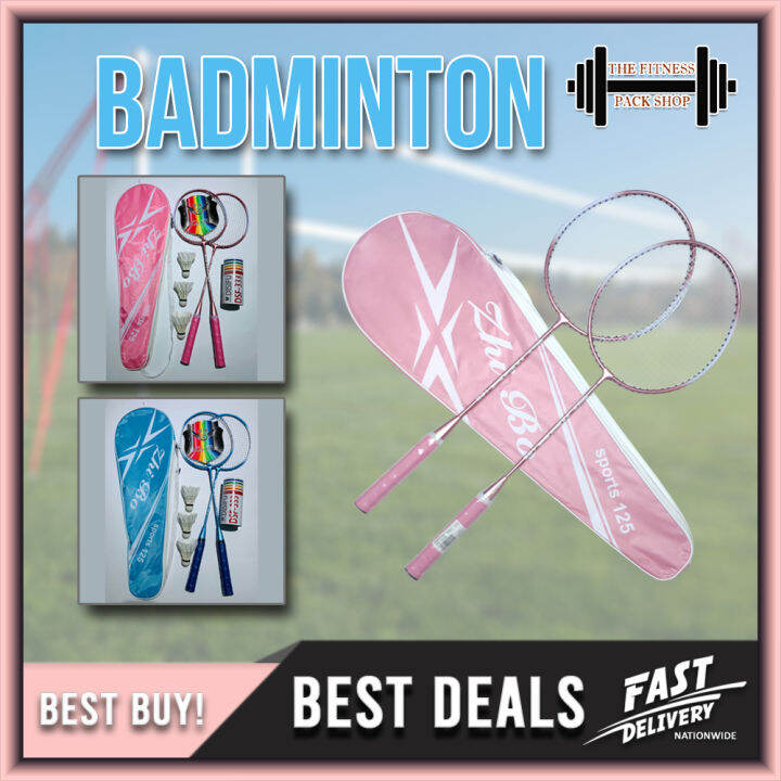 (FitPro) Badminton Racket with 3 pcs Shuttlecock | Lazada PH
