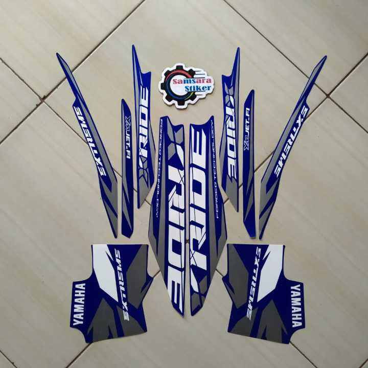 Stiker Motor Yamaha X Ride 2015 Biru | Lazada Indonesia