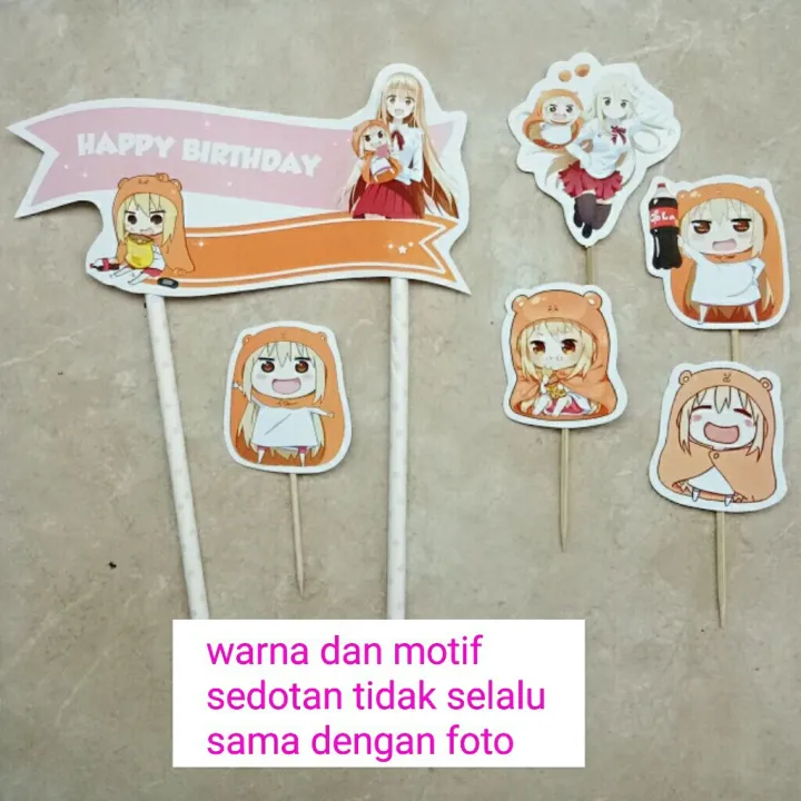 topper toper hiasan tusukan kue cake ulang tahun happy birthday ...