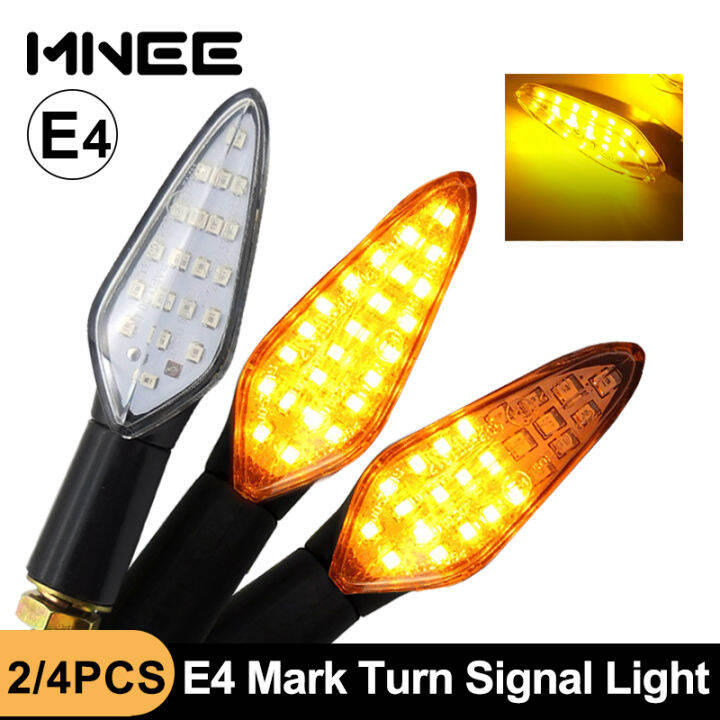 Approved Motorcycle Turn Signals E4 Motorcycle Flasher E Mark LED ...