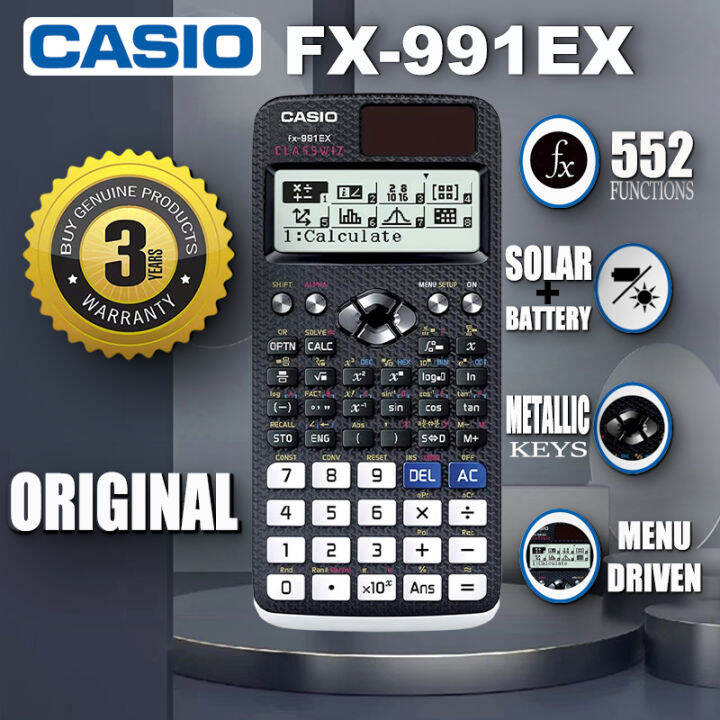 Scientific Calculator Casio Scientific Calculator Original Fx 991es ...